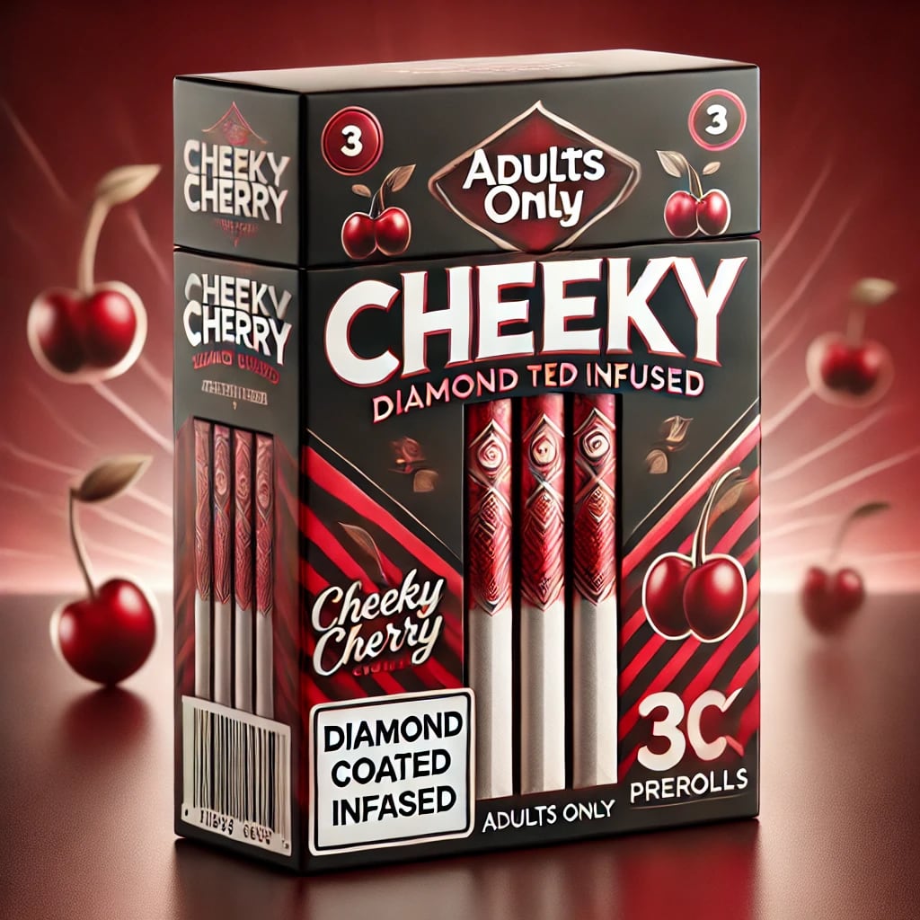 Cheeky Cherry Diamond Coated Infused pr - Adults Only | The Pot Shack